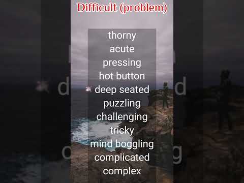⚡ 11 other ways to say "difficult"|| Synonyms||LEARN ENGLISH FAST⚡