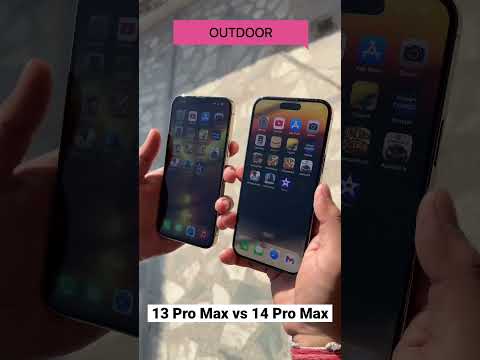 iPhone 13 Pro Max vs 14 Pro Max Brightness Test π 1000 Nits vs 2000 Nitsππ₯