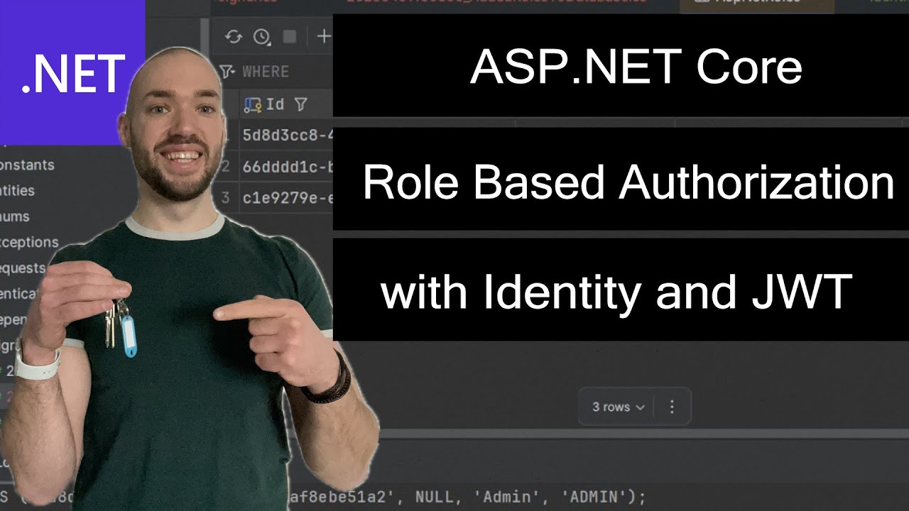 Role Based Authorization in ASP .NET Core (using Identity and JWT)