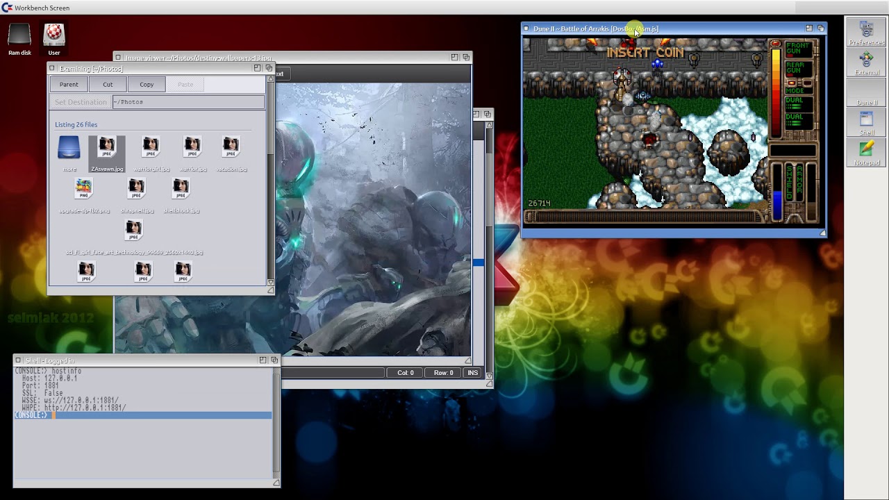 Amibian.js full metal action