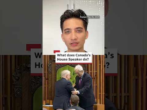 What does Canada’s House Speaker do?