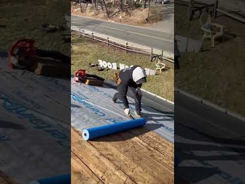 Synthetic Underlayment Installation