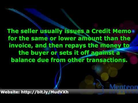 Credit Memorandum