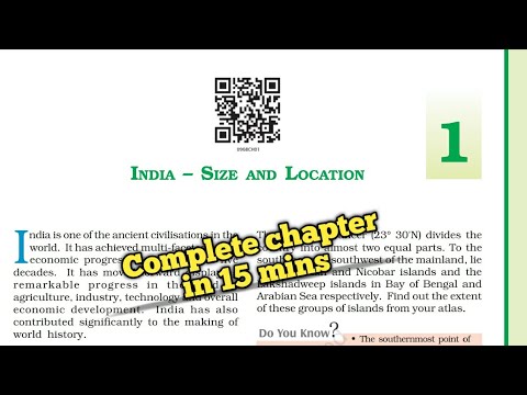 India - Size and Location : Class 9 Social Science