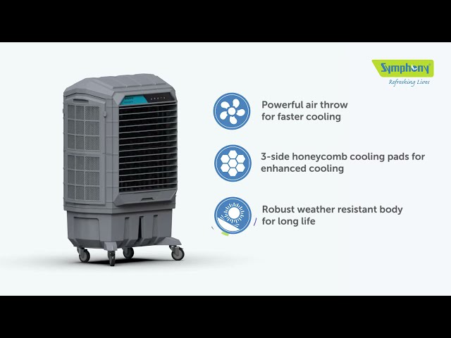 Commercial Air Cooler - Symphony Movicool DD 125 Commercial Air Cooler ...