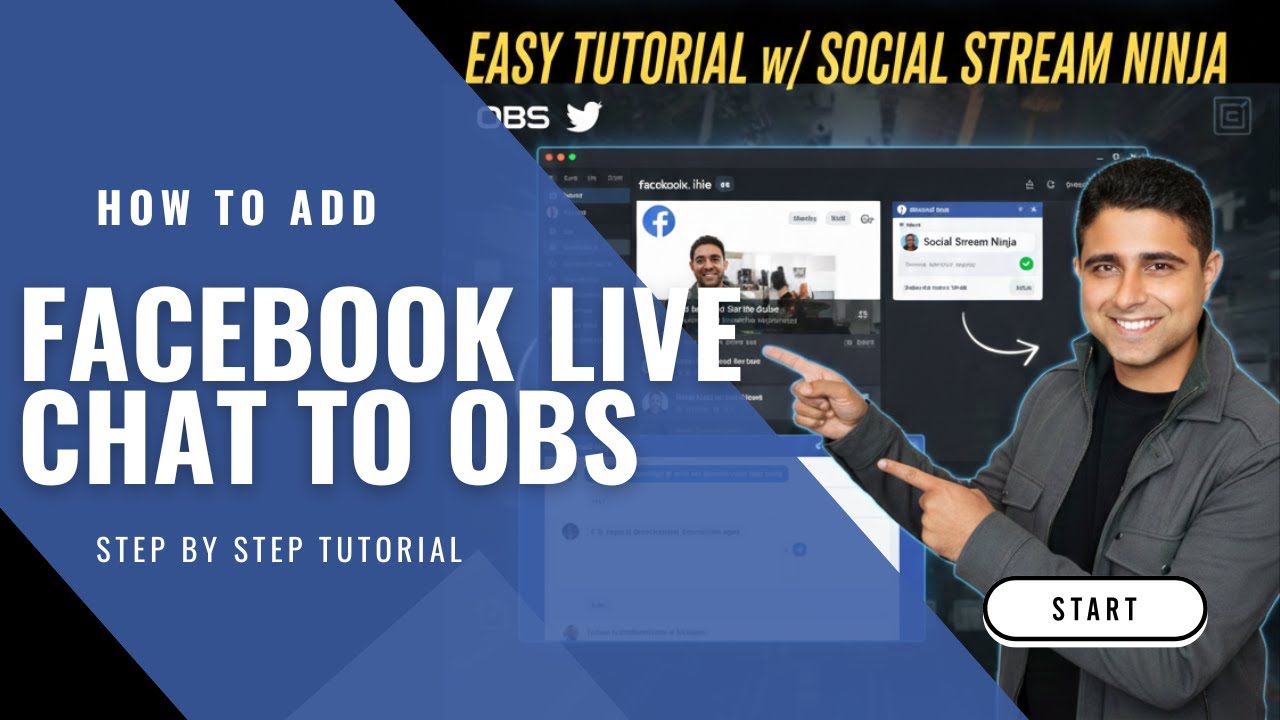 How to Add Facebook Live Chat to OBS with Social Stream Ninja (Step-by-Step Tutorial)