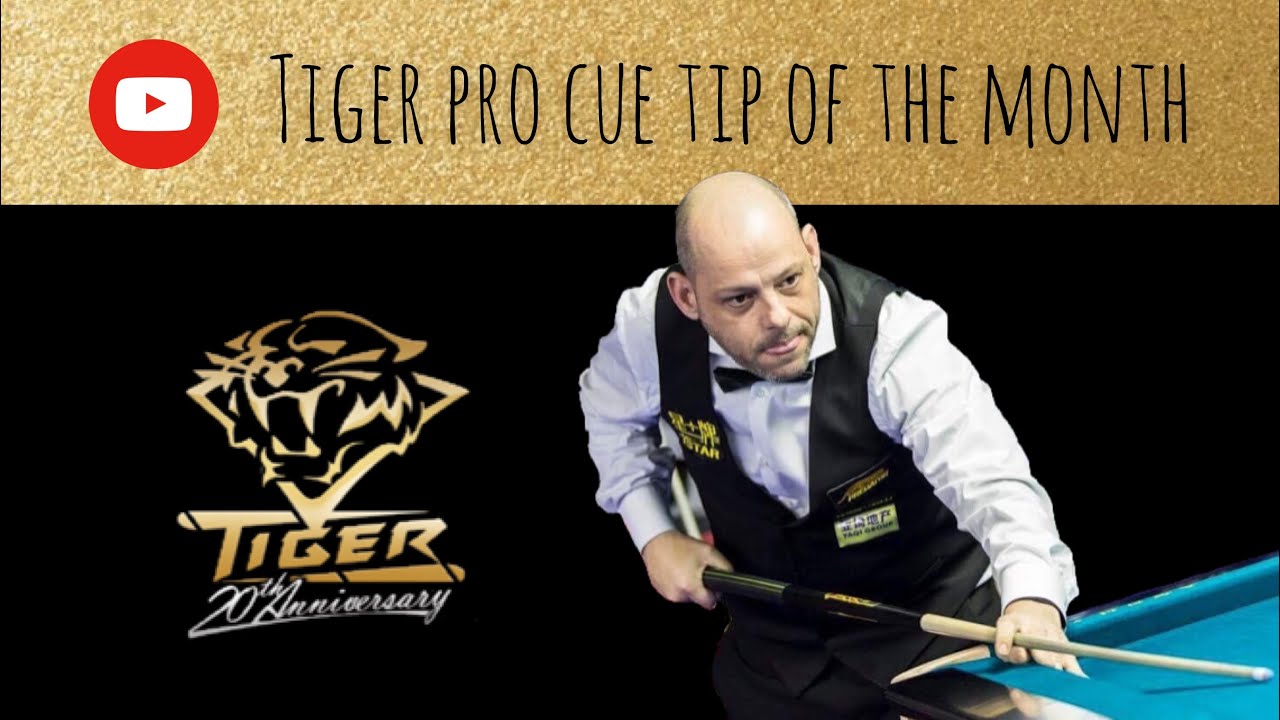 Tiger pro cue tip of the month - Darren ‘Dynamite’ Appleton