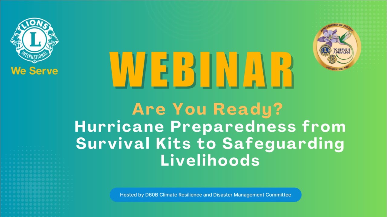 🌪️ Hurricane Preparedness Webinar | Survival Kits, Support & Safeguarding Livelihoods
