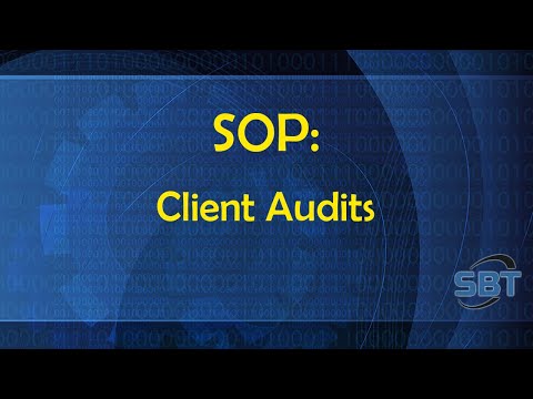 SOP - Client Audits