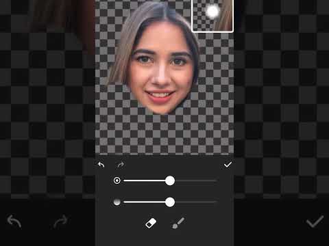 How to cutout and change face in picture #inshot