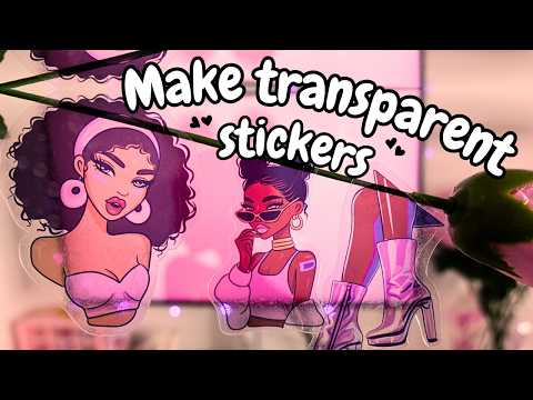 How to Make Transparent Stickers at Home 🎀 Step by Step Tutorial
