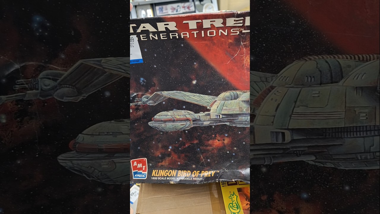 AMT/ERTL Star Trek Generations Klingon Bird of Prey model #goldhunter137