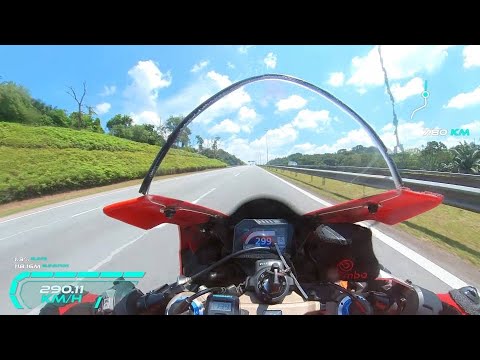 Cbr1000rr sp1 topspeed 299 on board
