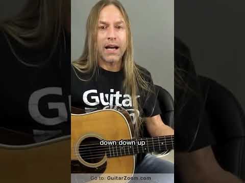 Top 3 Strumming Patterns You Need To Know Part 3 - Guitar Lesson by Steve Stine. #shorts