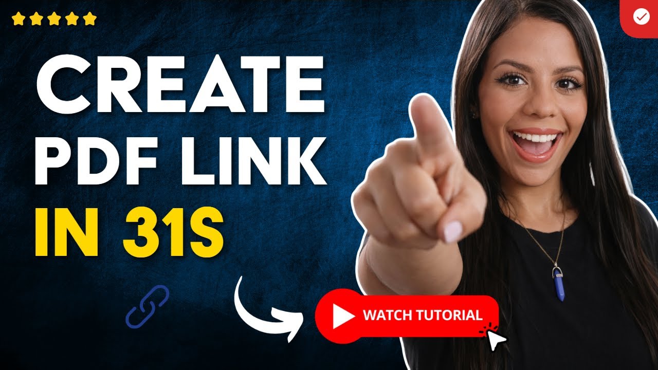 How to CREATE a LINK for a PDF in 31 S