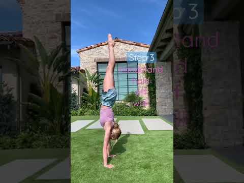 Learn how to walk on your hands 💕 #shorts #handstandtutorial #handstand