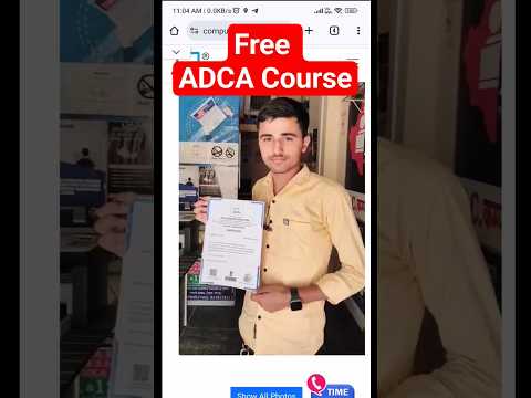 ADCA Full Course | FREE ADCA Certificate...