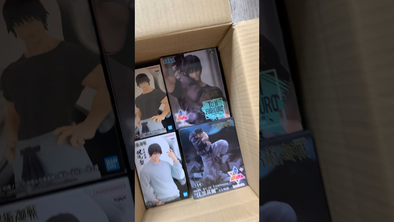 The best Toji haul ever?💯 #animefigures #anime #jjk #jujutsukaisen #toji