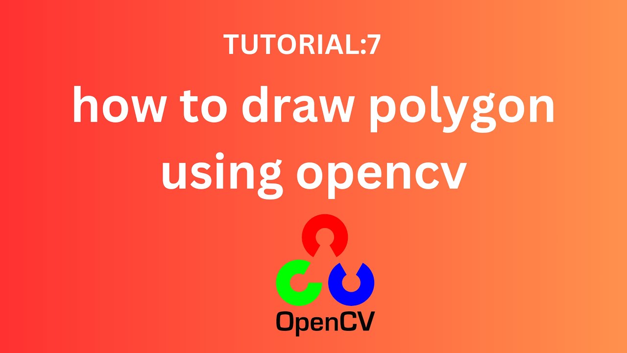 how to draw polygon using OpenCV5