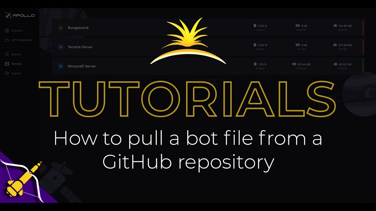 How to pull a bot file from a GitHub repository
