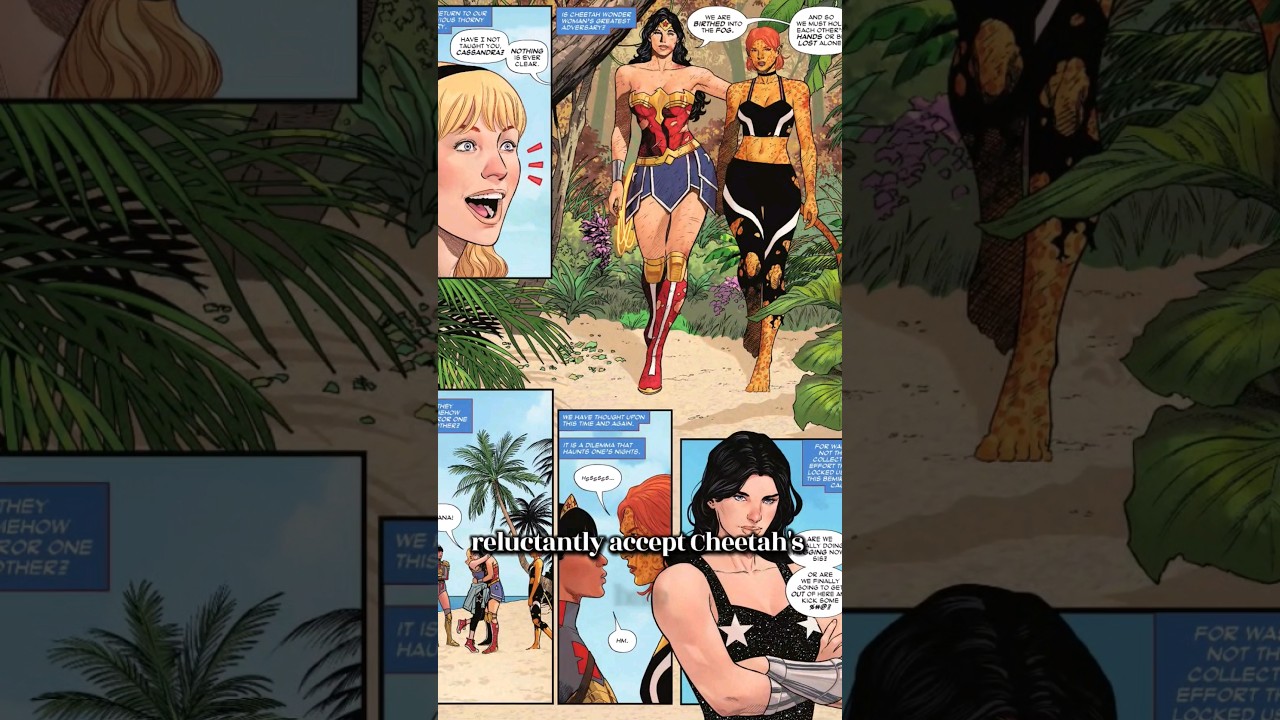 When Wonder Woman And Cheetah Worked Together !!! #comics #comicbooks #dc #dccomicbooks #wonderwoman