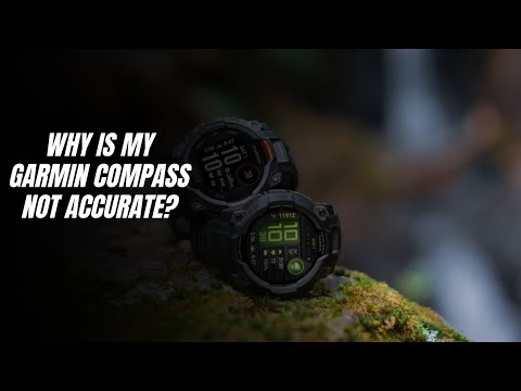 Why is my Garmin compass not accurate?