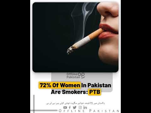 72% of women in Pakistan are smokers: PTB