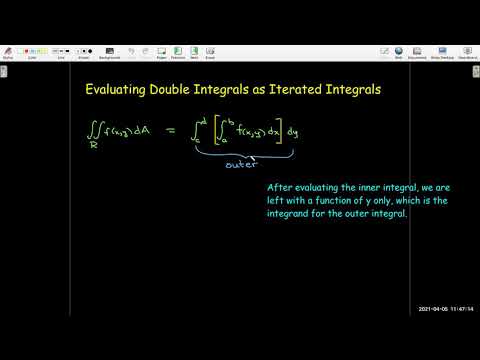 Double Integrals Over Rectangular Regions
