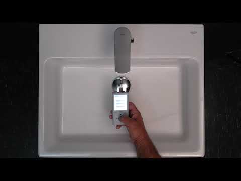 GROHE Touchless Taps: How to set user profiles
