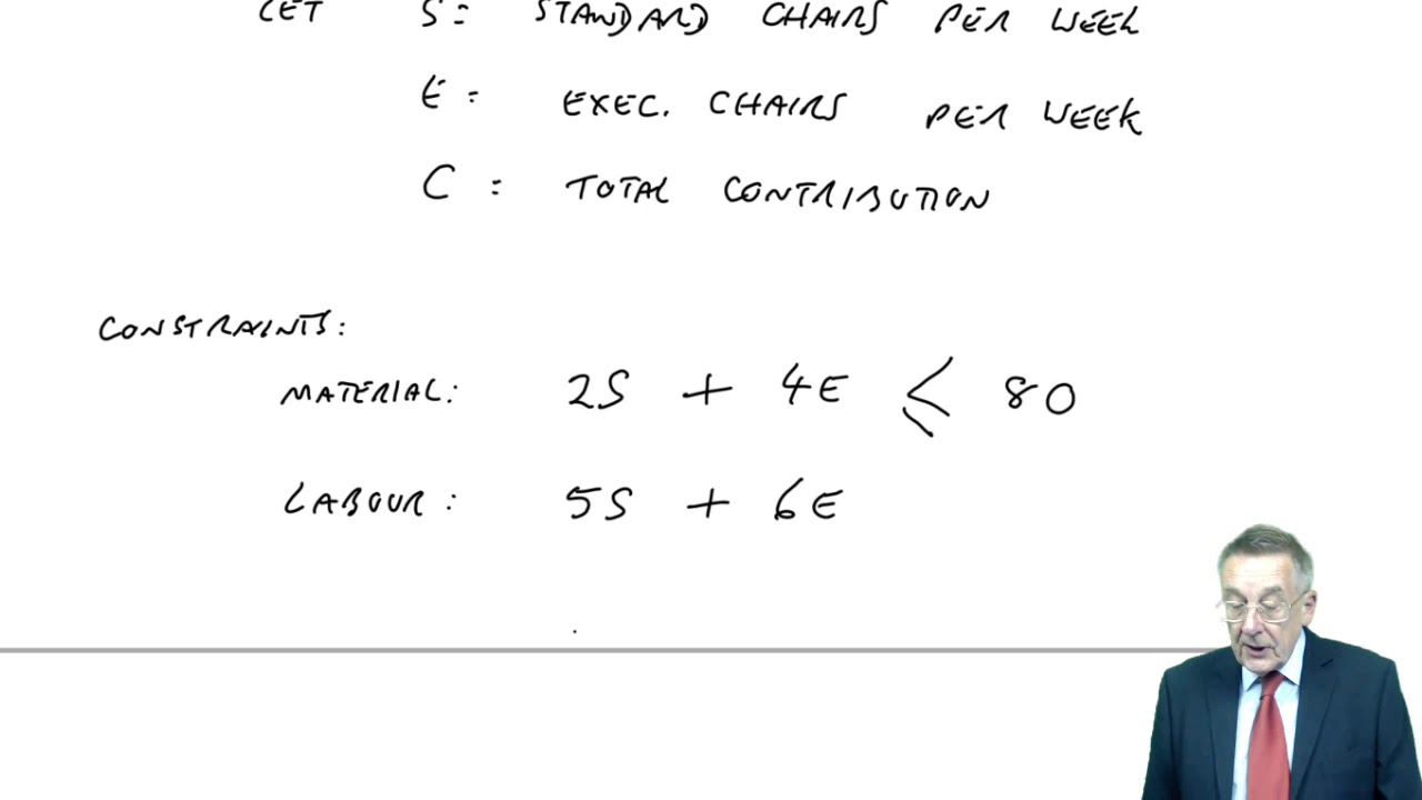Linear Programming (part 1) - CIMA P1