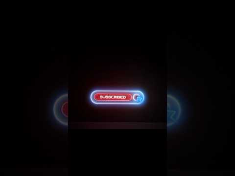 New Green Screen Neon Subscribe Button(copyright free)Download Link In First Comment.