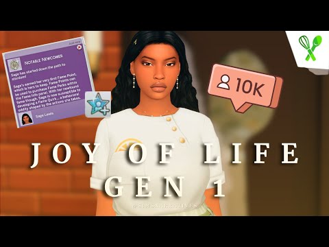 Becoming a Famous Pastry Chef and Attending Influencer Events | Sims 4 Joy of Life Challenge Ep.19