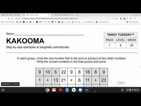 Tangy Tuesday Explanation