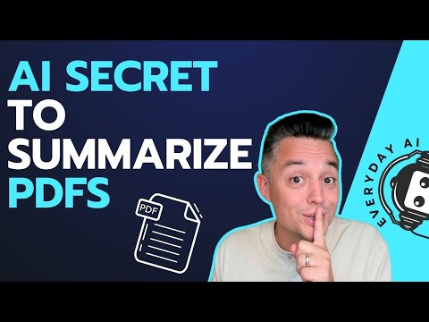 Secret way for AI to summarize your PDFs