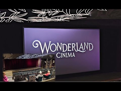 Wonderland Cinema Disney Wish cruise ship March 2025