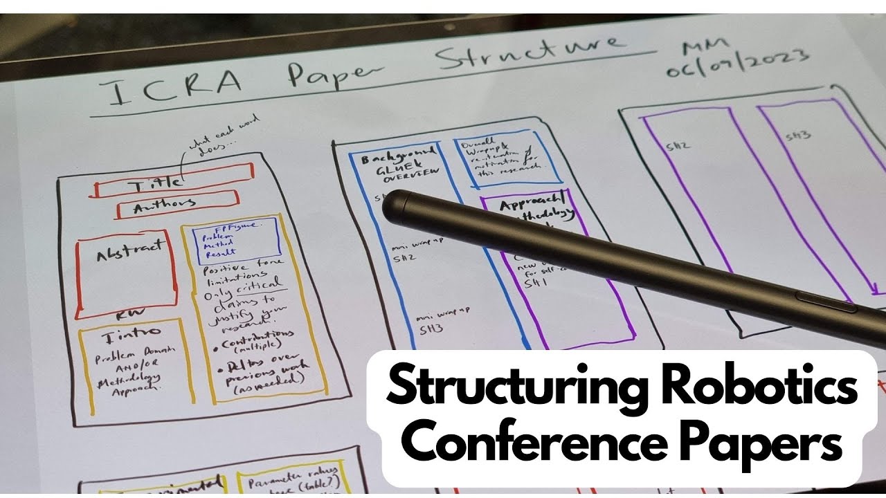 Structuring Robotics Conference Papers