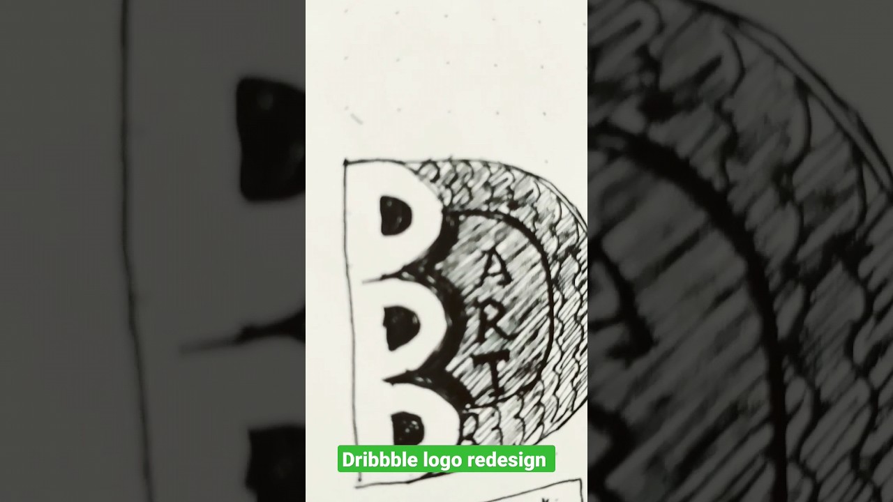 Dribbble Doodle Art 🤯 #shortsvideo #art #creative #drawing #shorts
