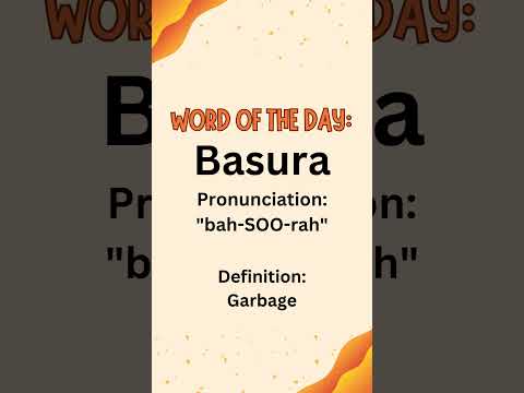 Word of the day: Basura