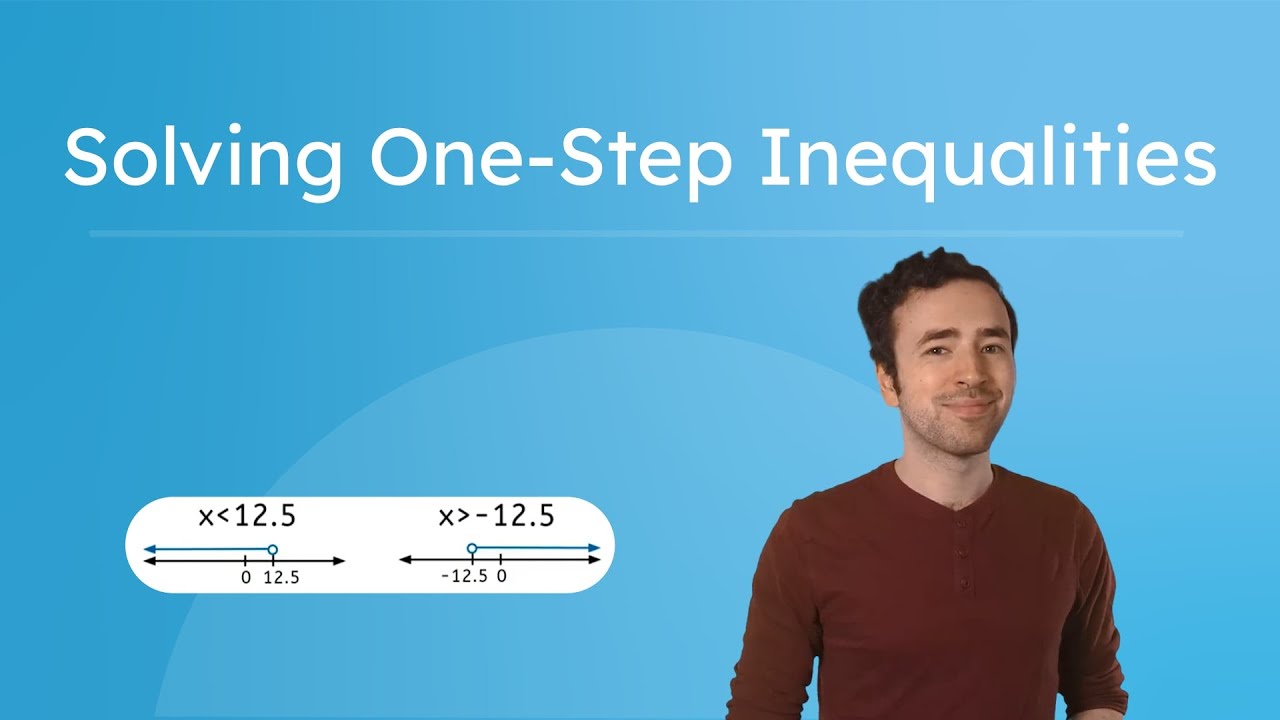Solving One-Step Inequalities - Graphing and Writing Solutions