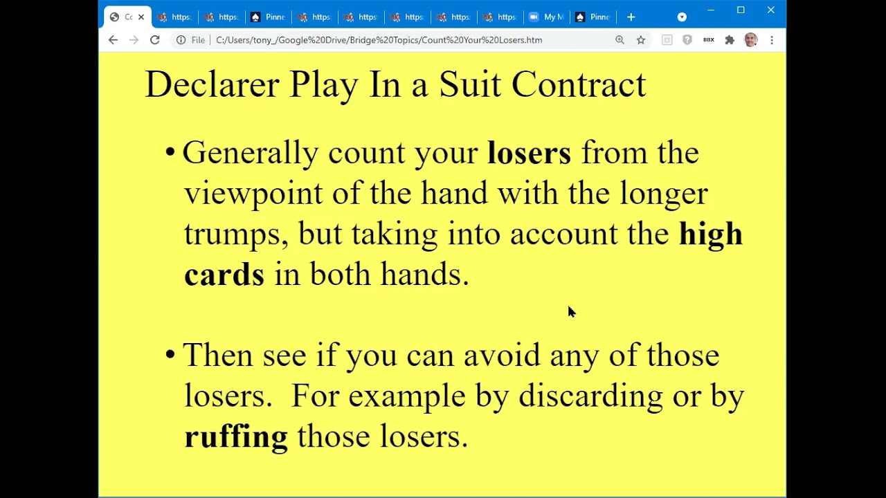 Ruffing in Dummy - More examples