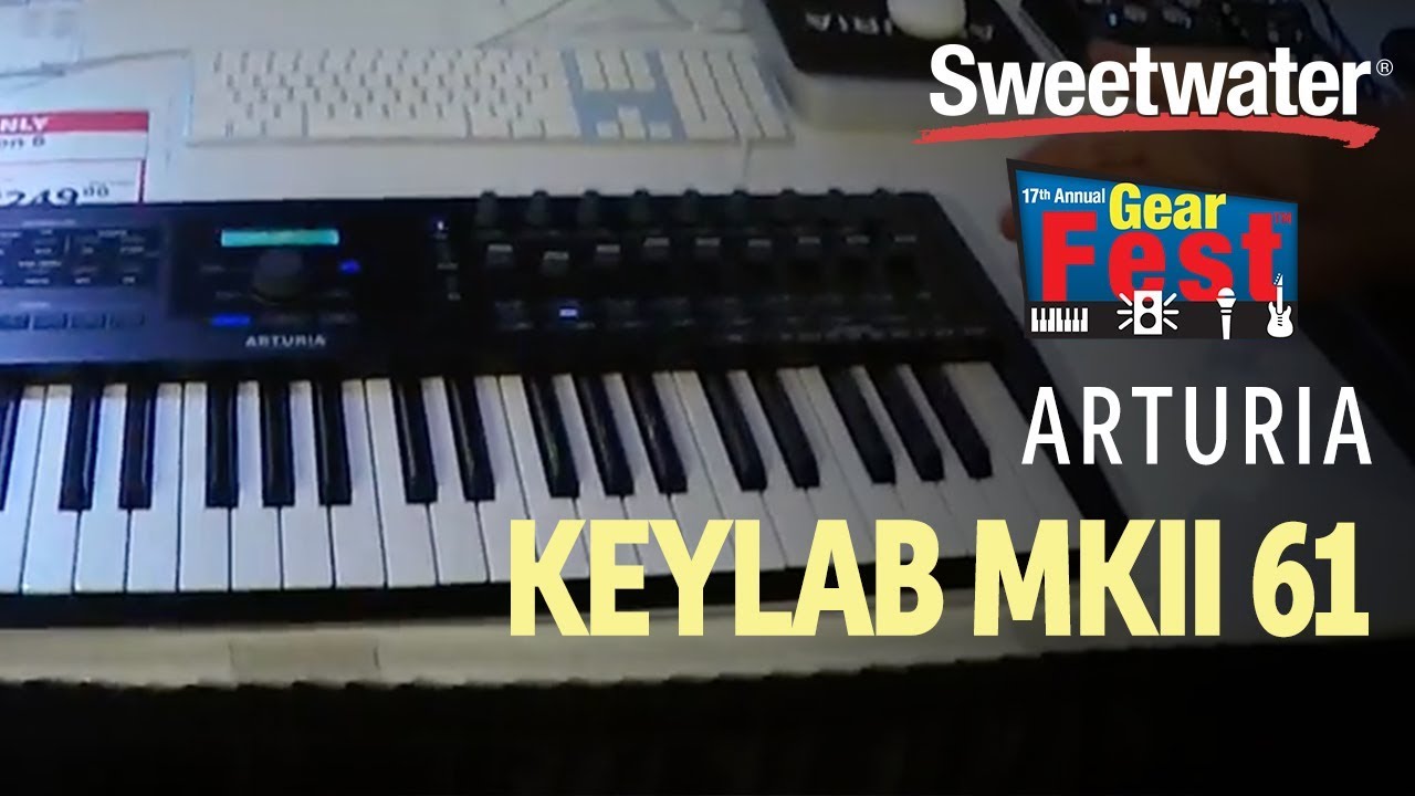Arturia KeyLab MKII 61 Black миди клавиатура, 37 клавиш купить в Москве ...