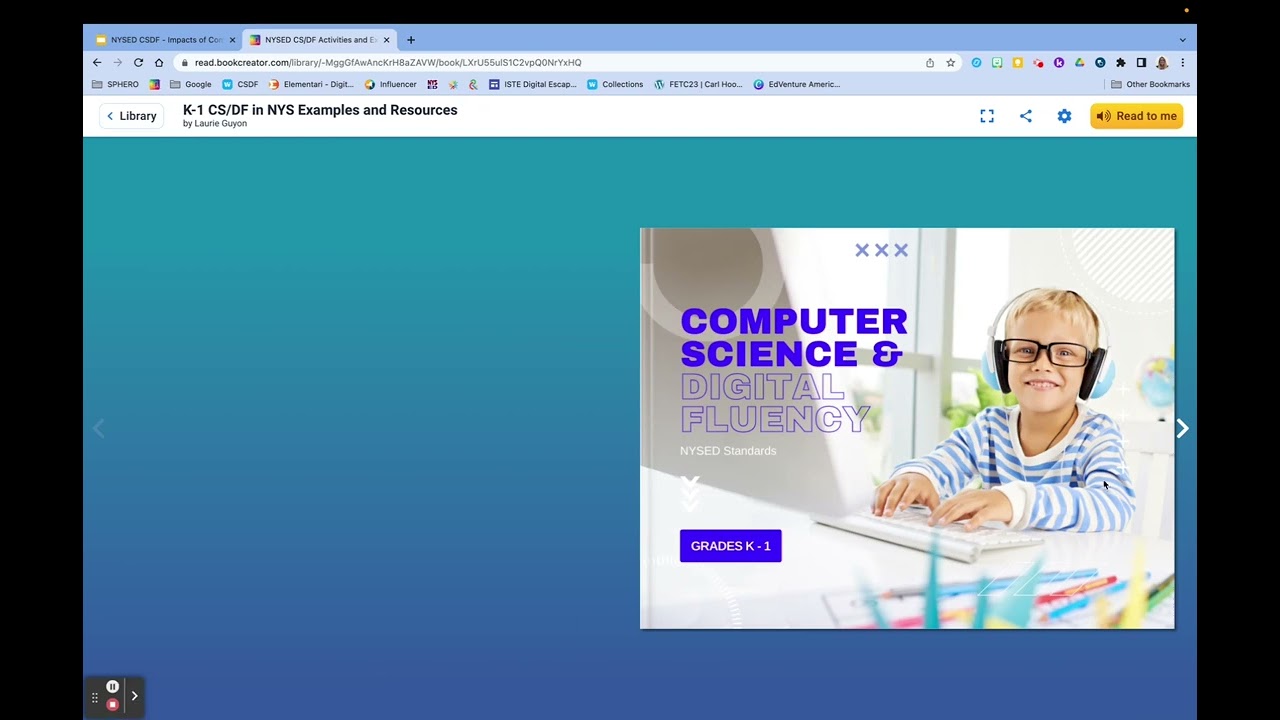 NYSED CSDF K-1 Computational Thinking