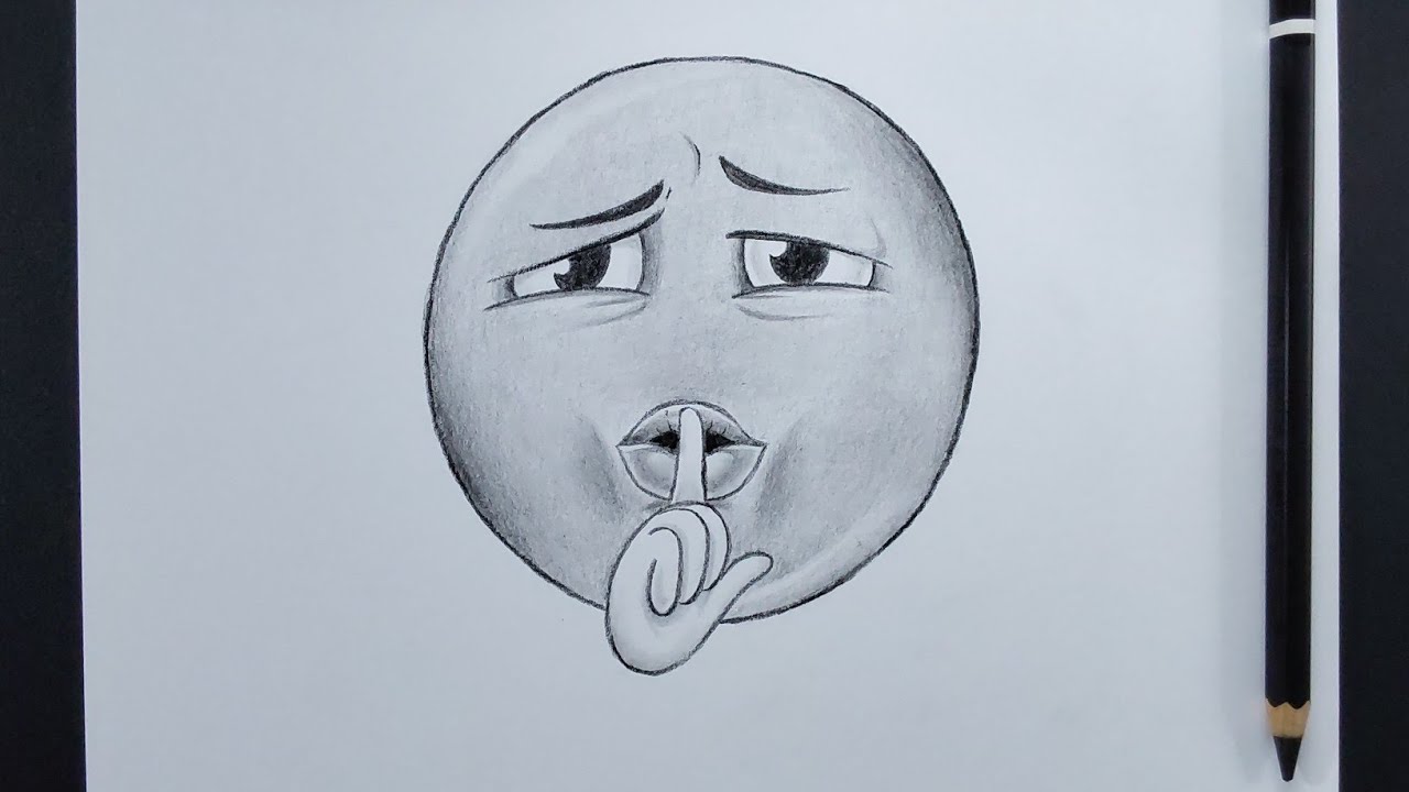 How To Draw Troll Face (Blue Emoji) Step By Step || Easy Drawing Tutorial