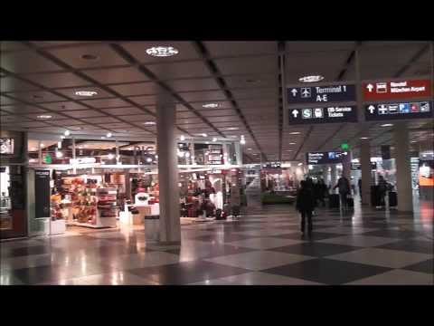 Inside Terminal 1 , Munich International Airport , Germany