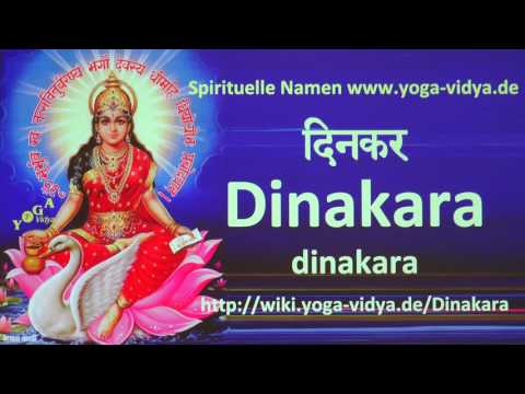 Spiritueller Name Dinakara - Bedeutung und Übersetzung aus dem Sanskrit