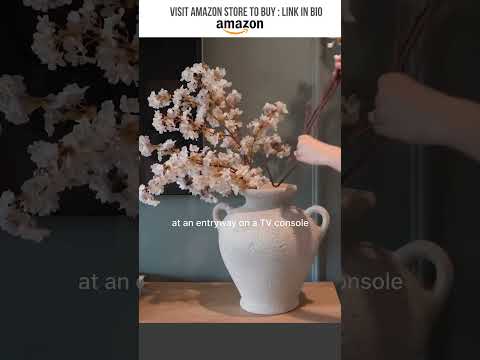Silk Cherry Blossom Branches, Artificial Cherry Blossom Tree Stems , Flowers Vase : Amazon Finds