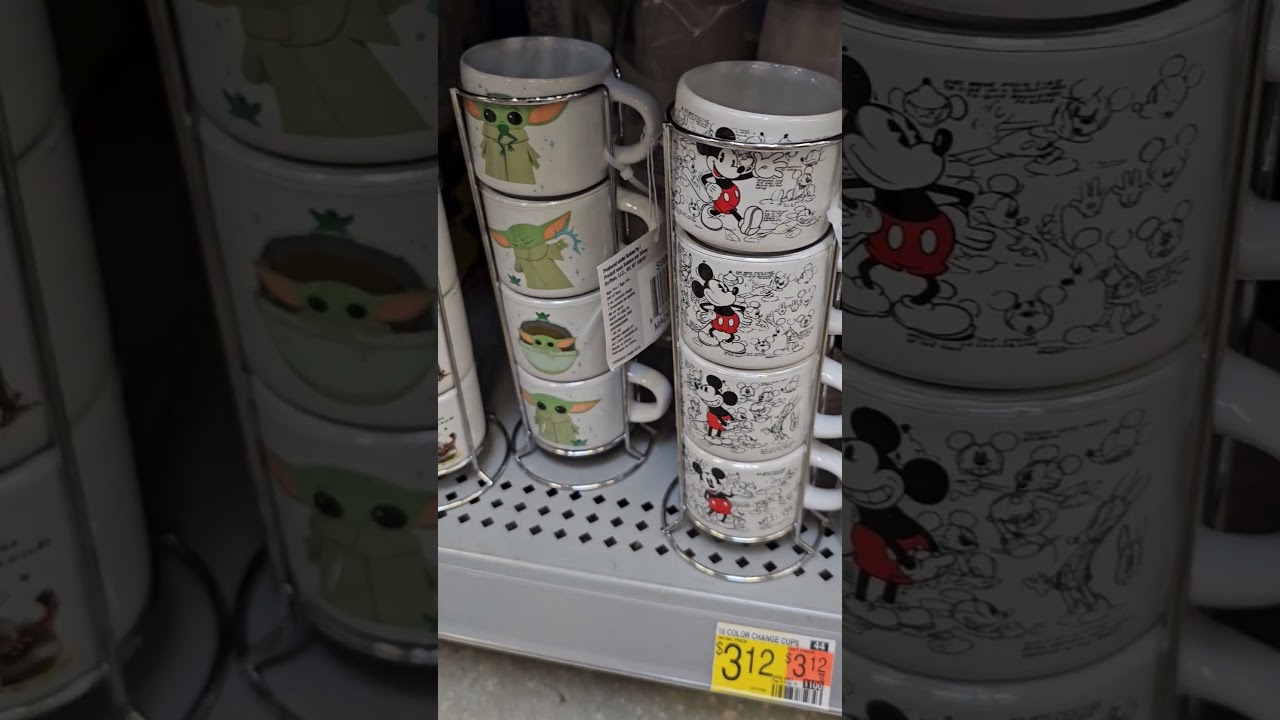 cute #disney #cupcollection find at #walmart! #mickeymouse #pooh #starwars