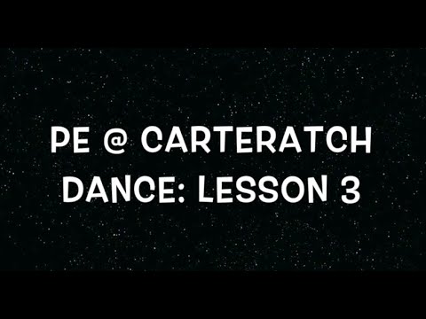 PE Dance Lesson 3: Pathways