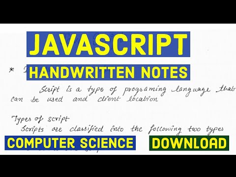 JavaScript notes | JavaScript notes pdf | JavaScript web designing
