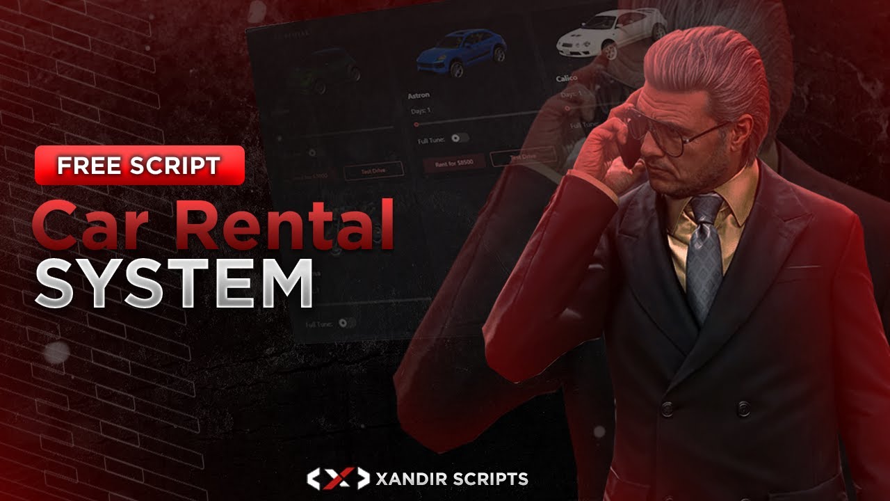 Car Rental | Fivem Script [FREE]